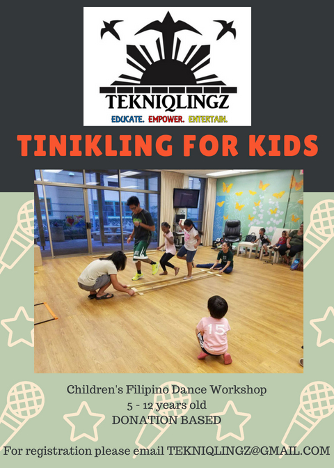 Tinikling for Kids! Children’s Filipino Dance Program – Tekniqlingz